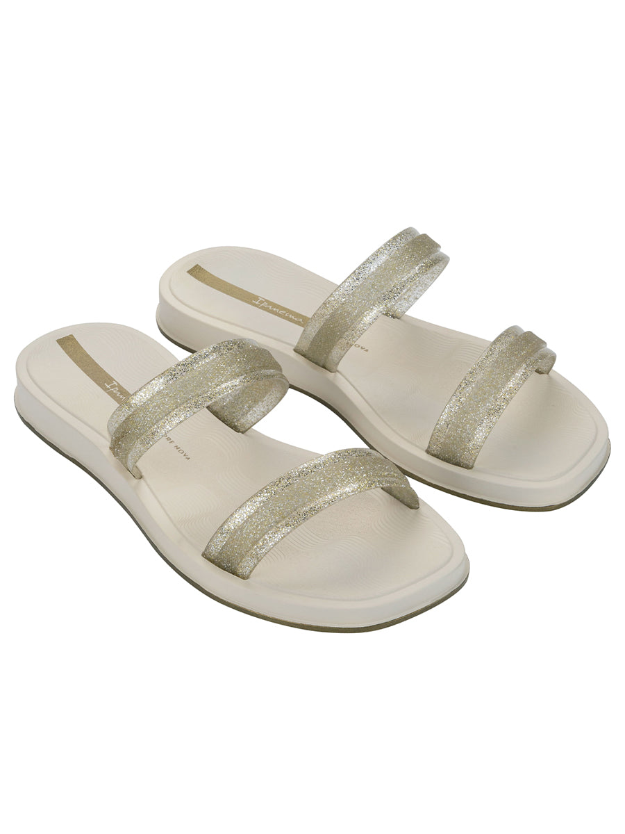 Ipanema Glow Trendy Slide - Beige/Glitter/Gold – Ipanema Philippines