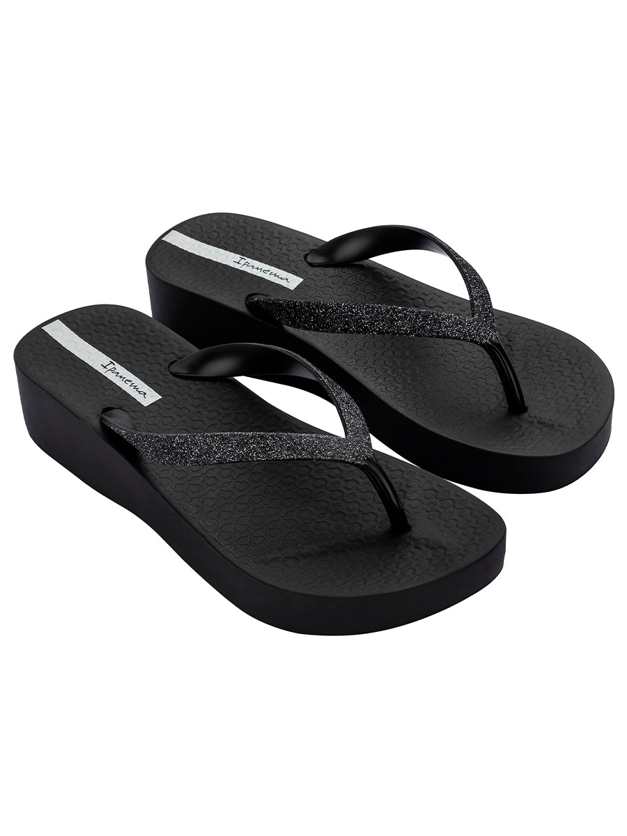 Ipanema Mesh Chic Plat Fem - Black/Glitter Black – Ipanema Philippines